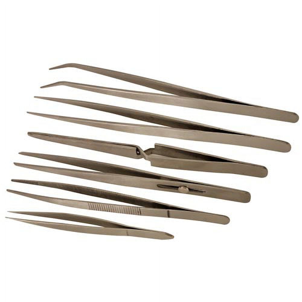 JEWEL TOOL 6-Piece Tweezer Set | 6 Tips & Lengths (4.25" to 7") | Craft ...