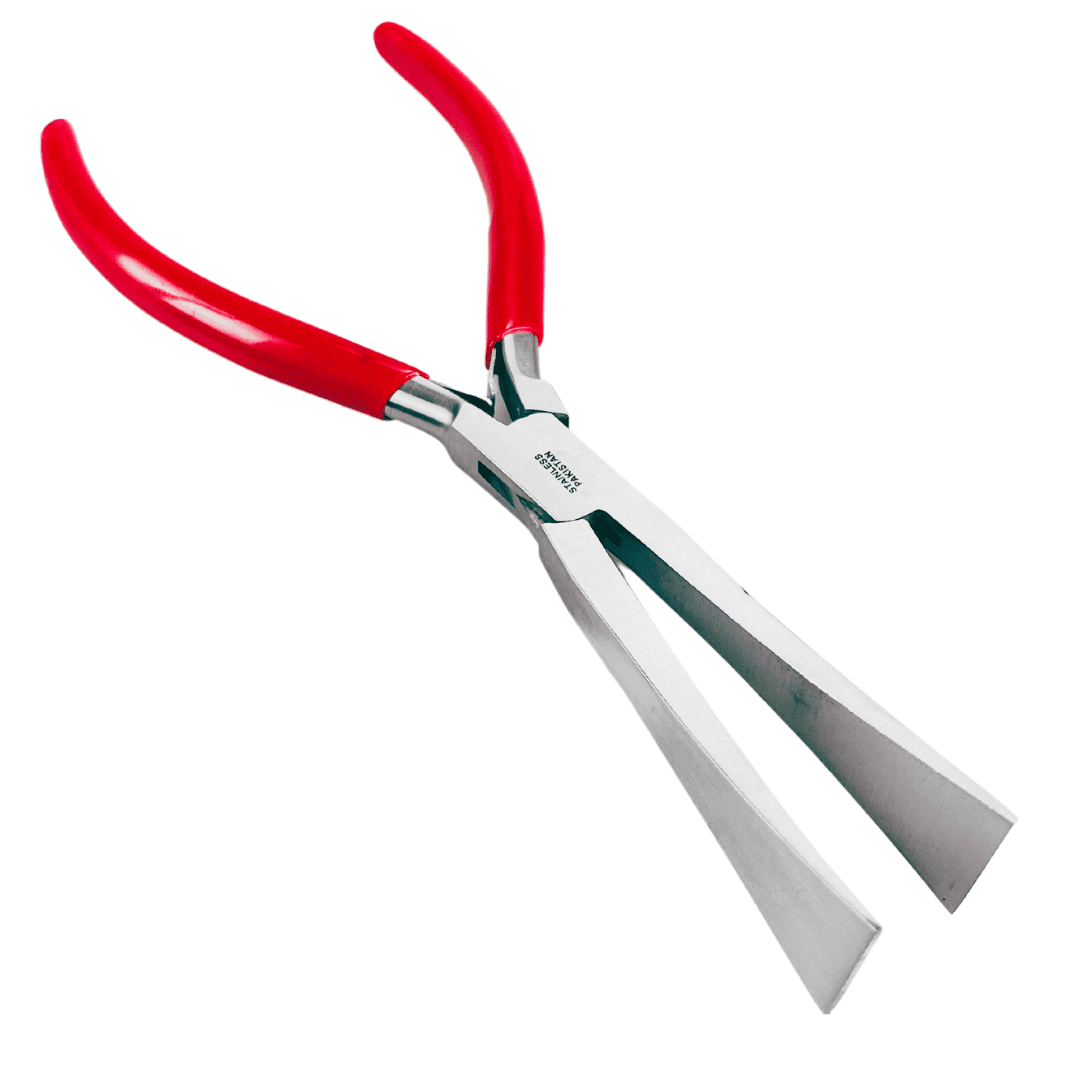 JEWEL TOOL 7.5" (19.1 cm) Flat Nose Pliers | Wide Blades for Metal ...
