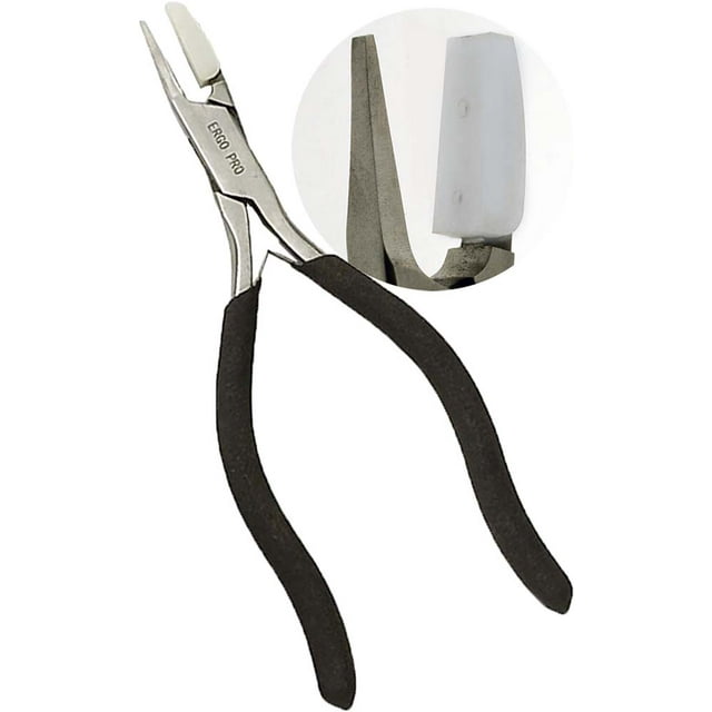 JEWEL TOOL 7.5" (19 cm) Duckbill / Nylon Flat Jaw Combination Pliers ...