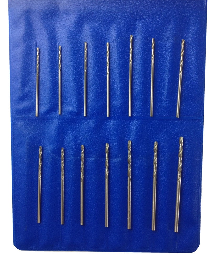 JEWEL TOOL Medium Mini Drill Bit Set | 16 Pieces, 1mm-2mm Range ...
