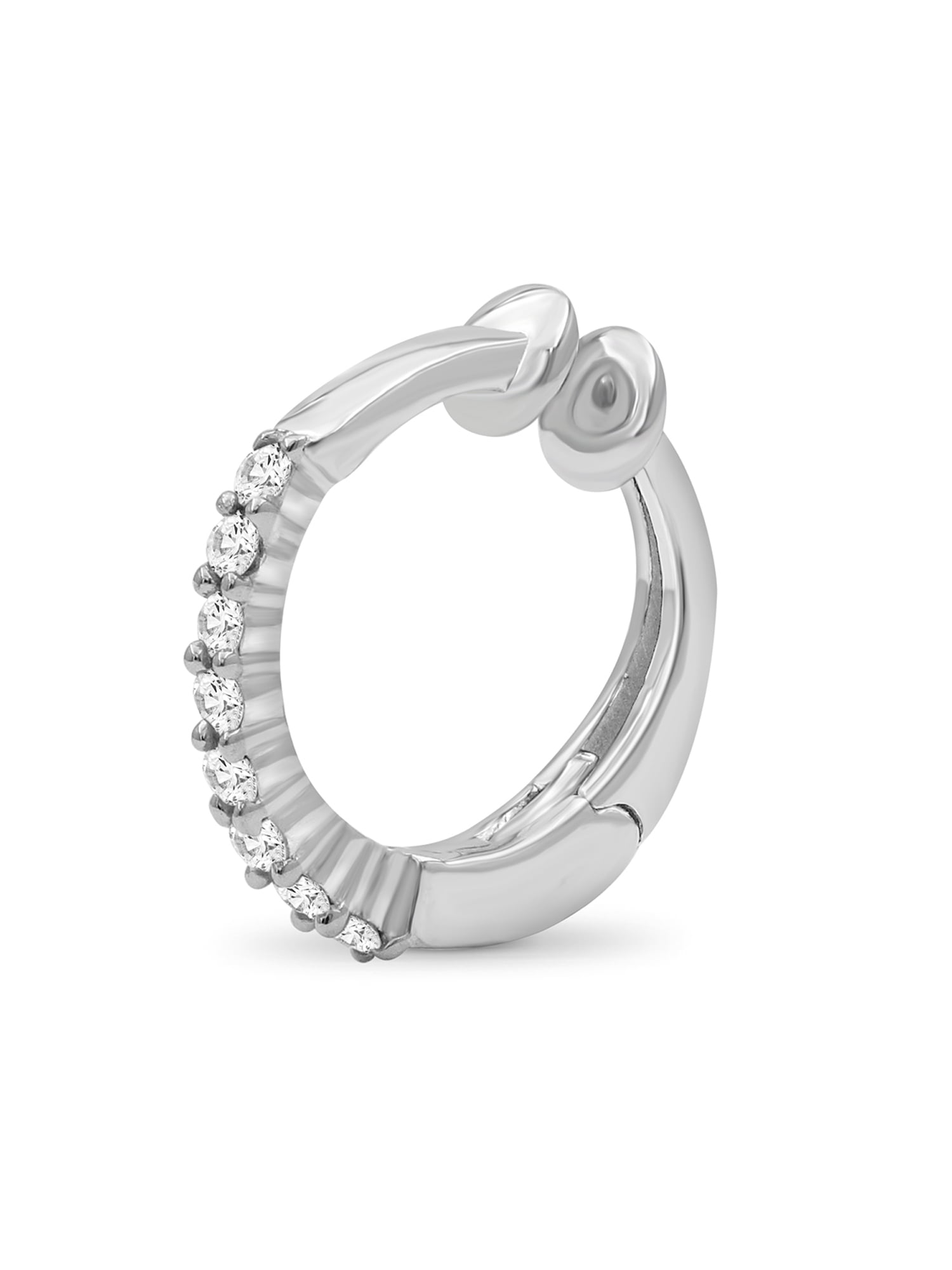 JEWELEXCESS Sterling Silver Ear Cuff for Women Non Piercing – 1/10 ...