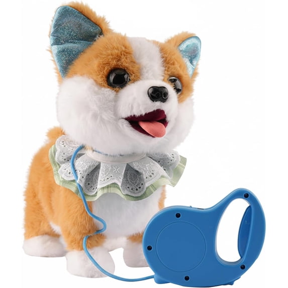 JEWLALO 2026 Robot Dog Lifelike Toy Dog with Touch Sensing, Voice Mimic ...