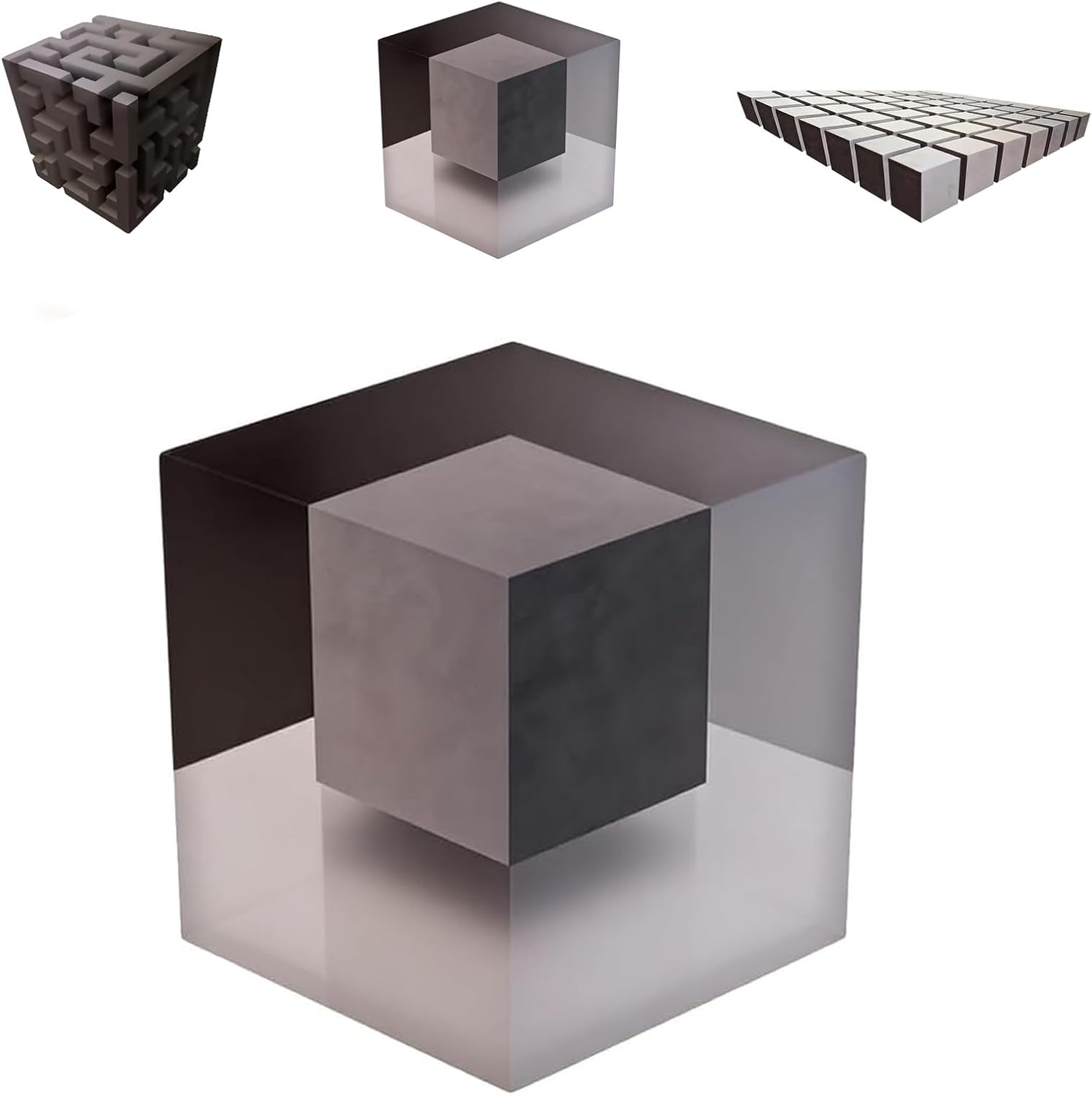 JEWLALO Impossible Corners, Wall Art That Reshapes Reality, 3D Wall Art ...