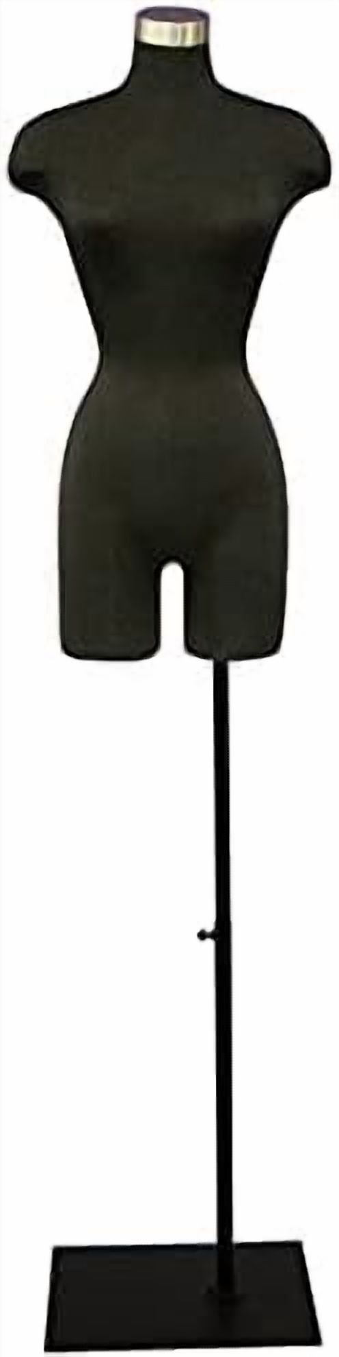 (JF-F2BLG+BS-05BK) ROXYDISPLAY Female Body Form, Straight Pinnable with ...