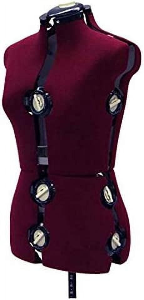 (JF-FH-8) ROXYDISPLAY 12-Dial Fabric-Backed Large Adjustable Dress Form ...