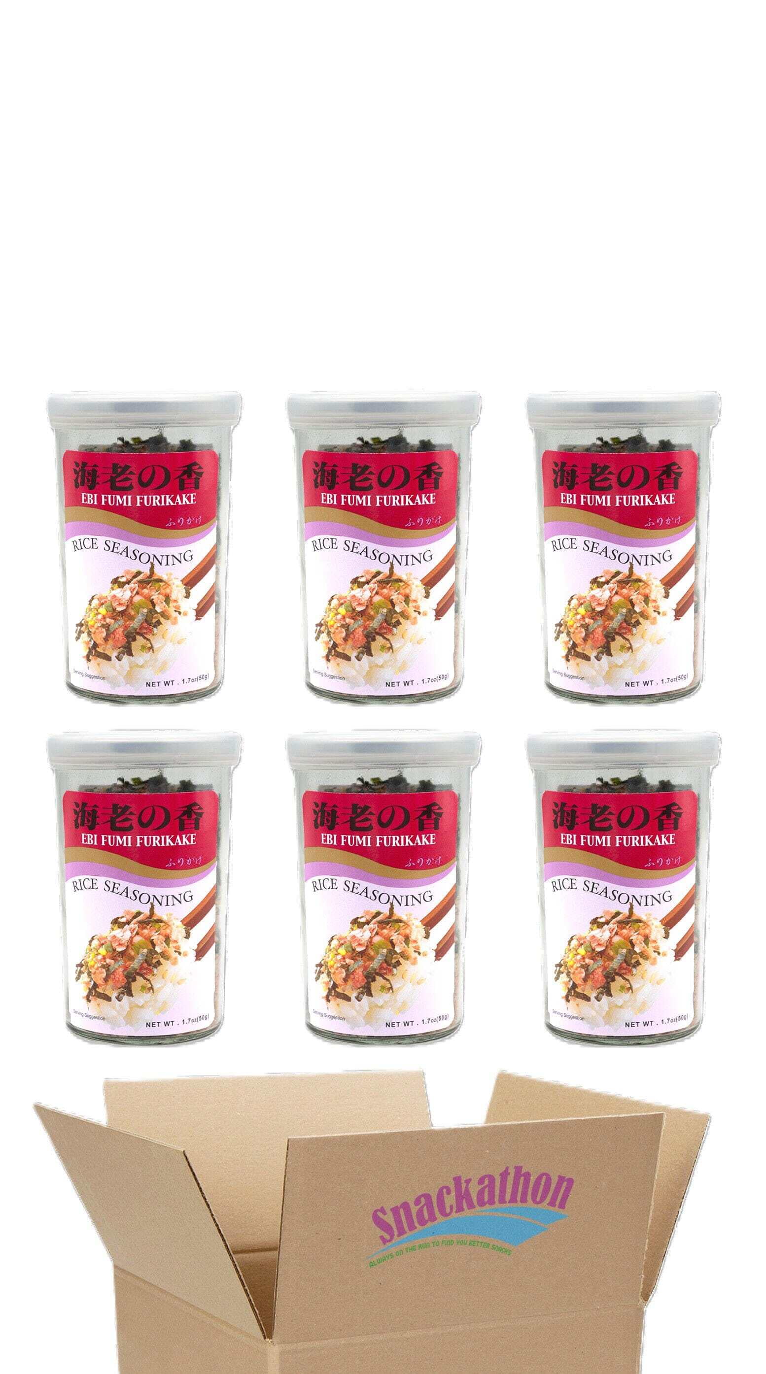 JFC Ajishima Ebi Fumi Furikake Rice Seasoning, 1.7 Ounce (Pack of 6 ...