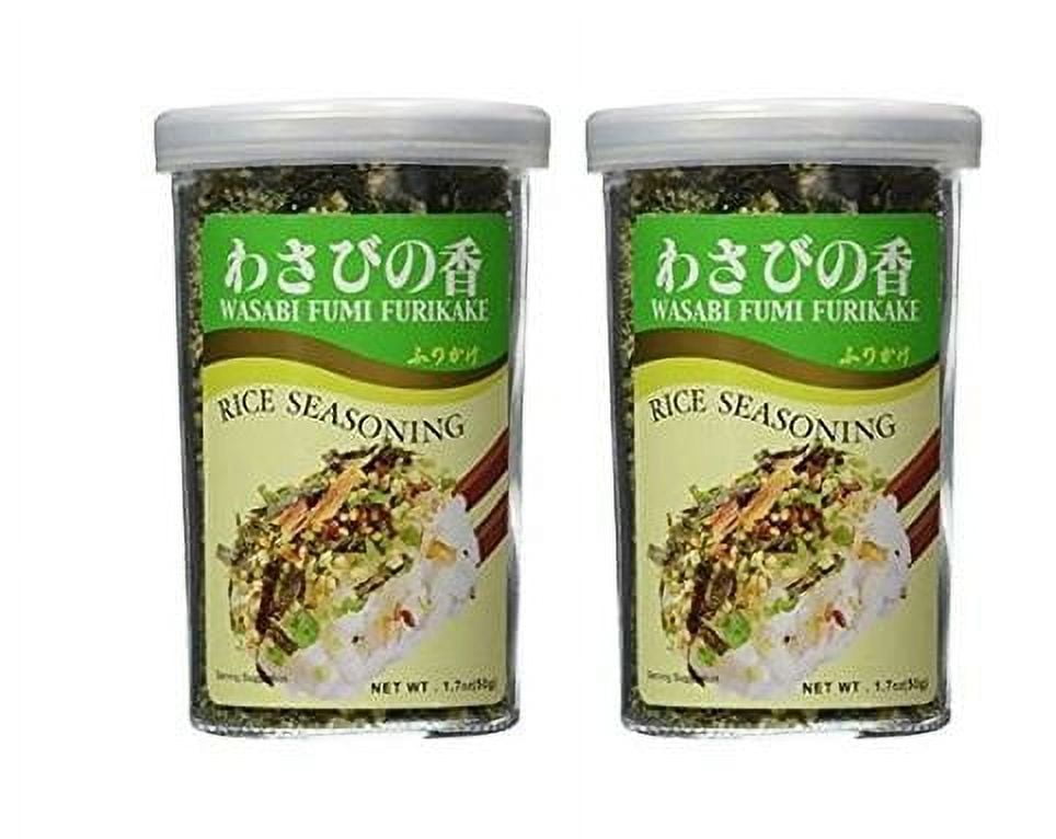 JFC - Wasabi Fumi MMF7 Furikake (Rice Seasoning) 1.7 Oz (Pack of 2 ...