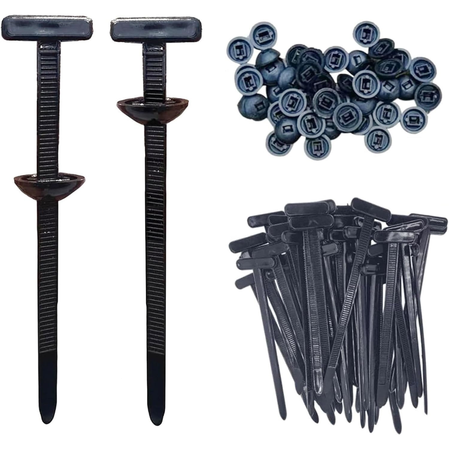 JFEYV Nylon Self-Locking Zip Ties, Multipurpose Plastic Cable Ties for ...