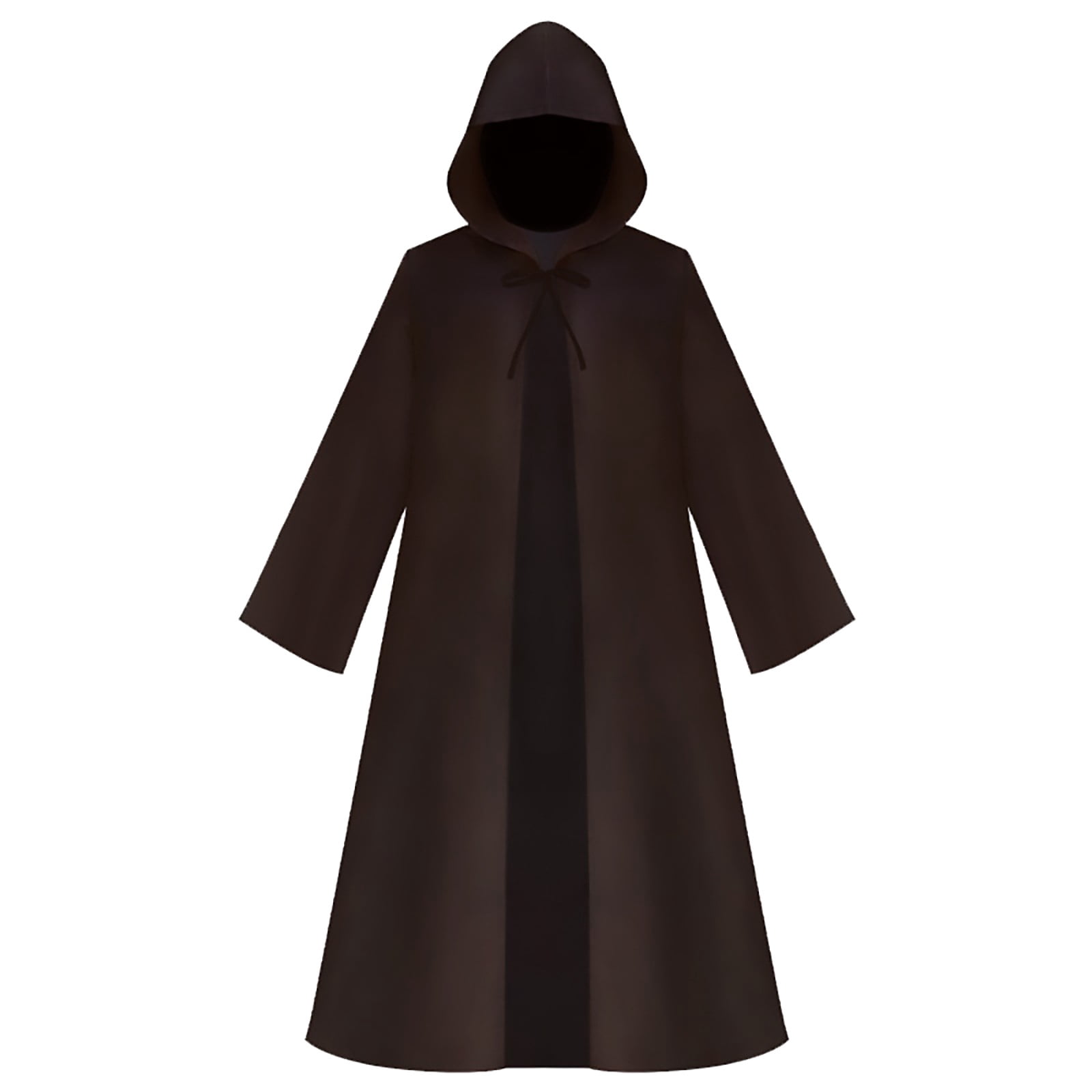 JFGHDG Cloak with Hood Men Cowl Renaissance Cloak Brown Cloak Poncho ...