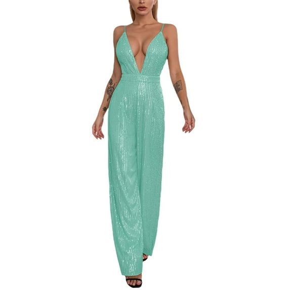 JFGHDG Western Jumpsuit for Women V Neck Jumpsuits for Women Party ...