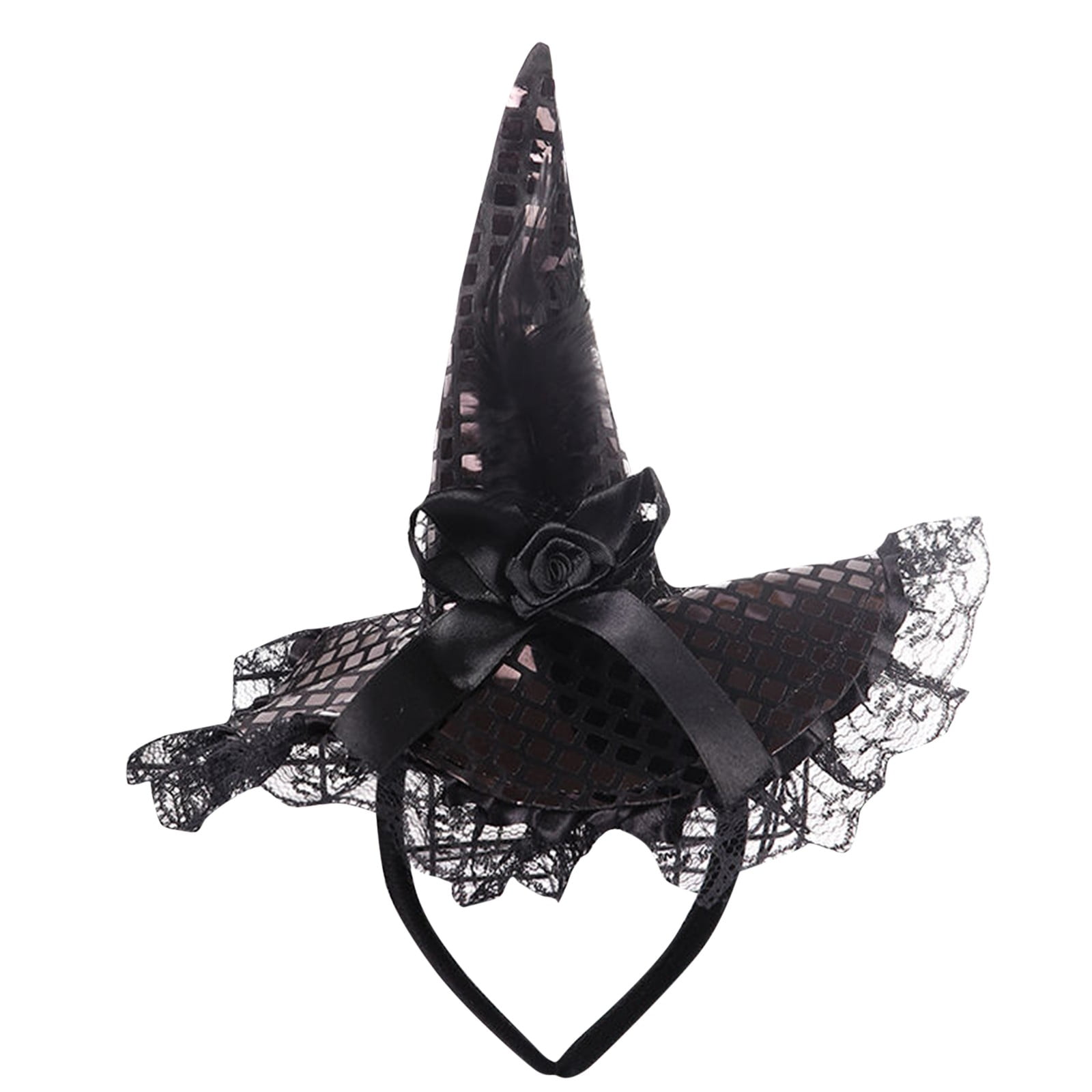 JFGHDG Witch Hat Headband Party Hat Halloween Party Supplies Headbands ...