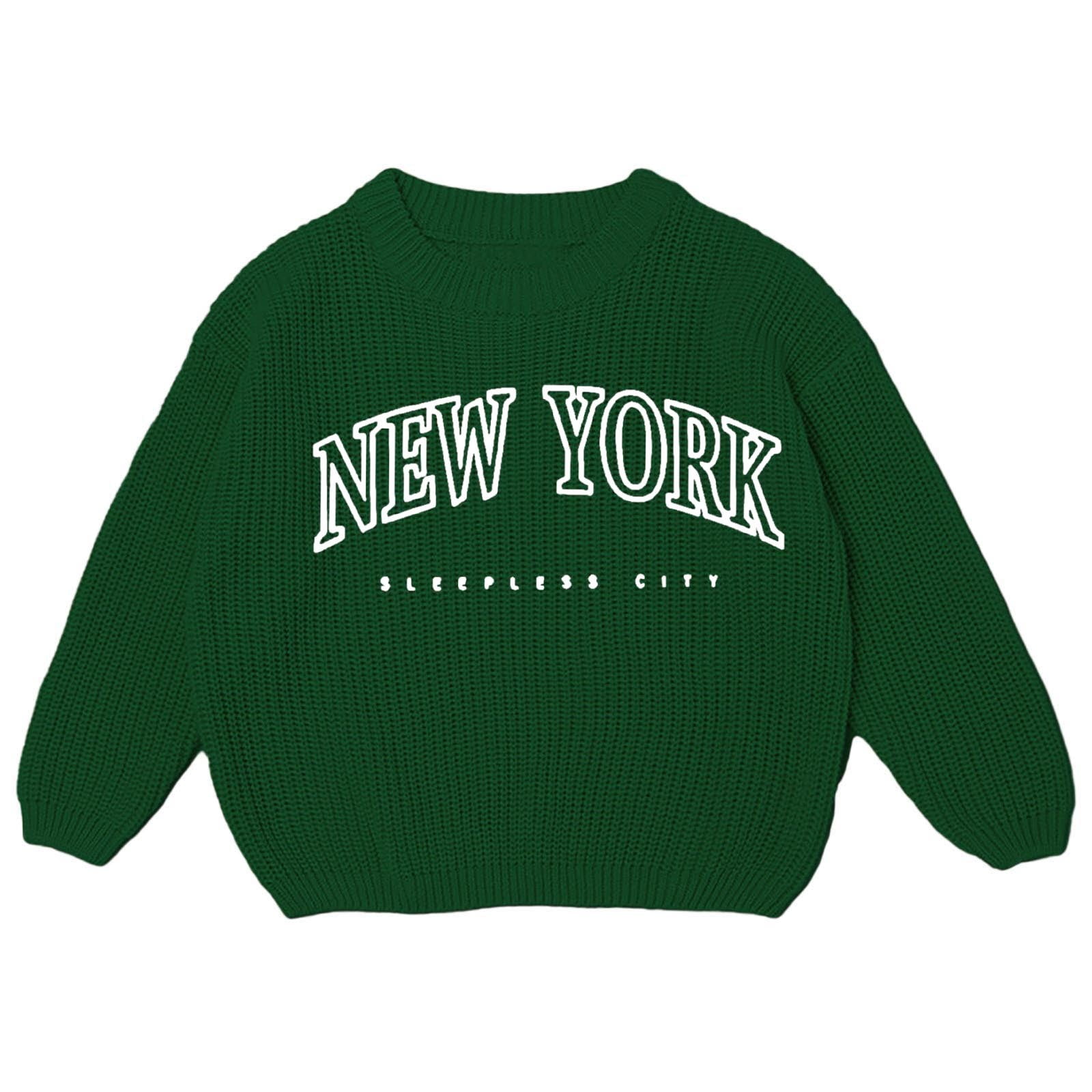 JFHHQ Girls' Jersey Ribbed Sweater - Half-Zip Cute Holiday School Wear ...