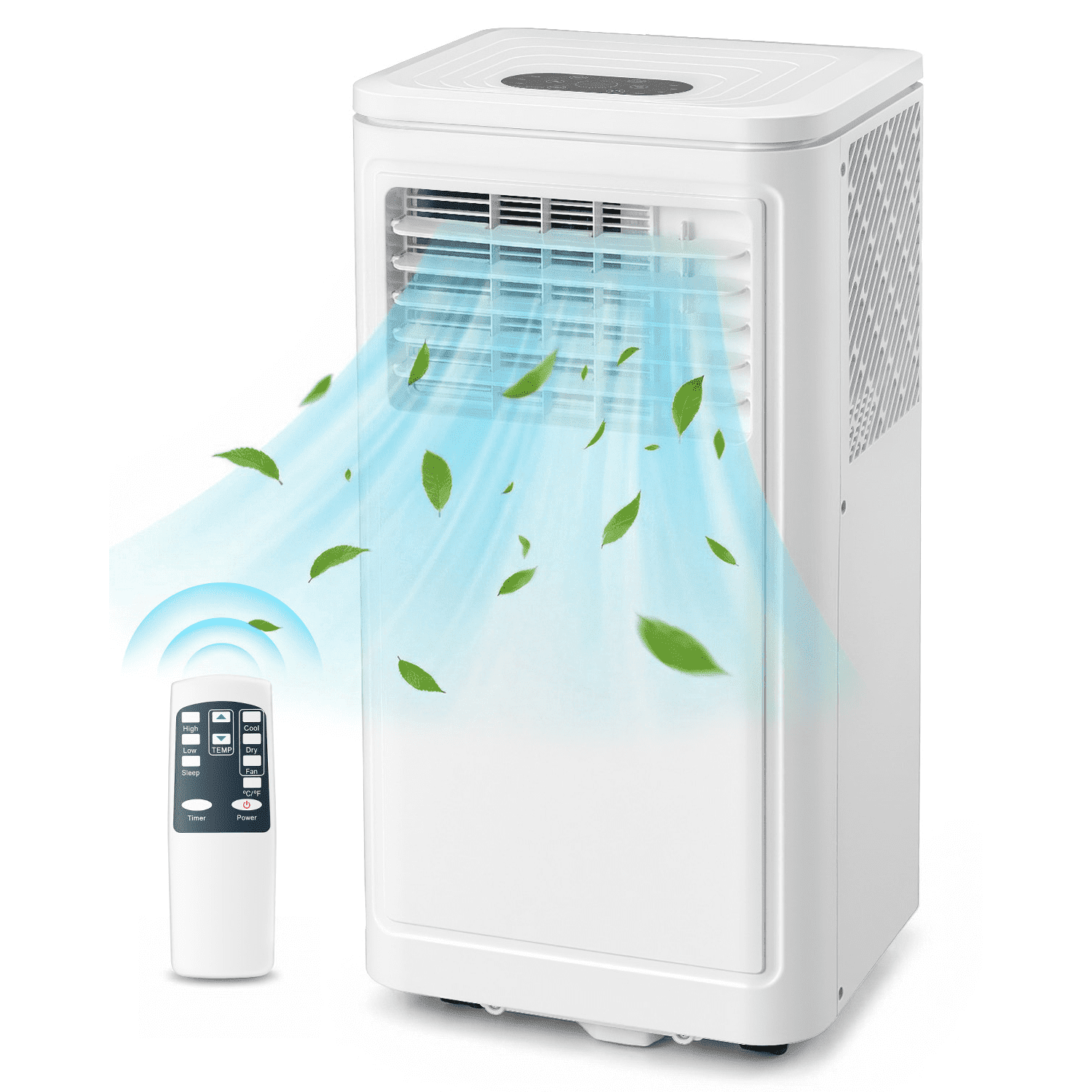 JFHID Portable Air Conditioners 10,000 BTU ASHRAE Quiet Standing AC ...