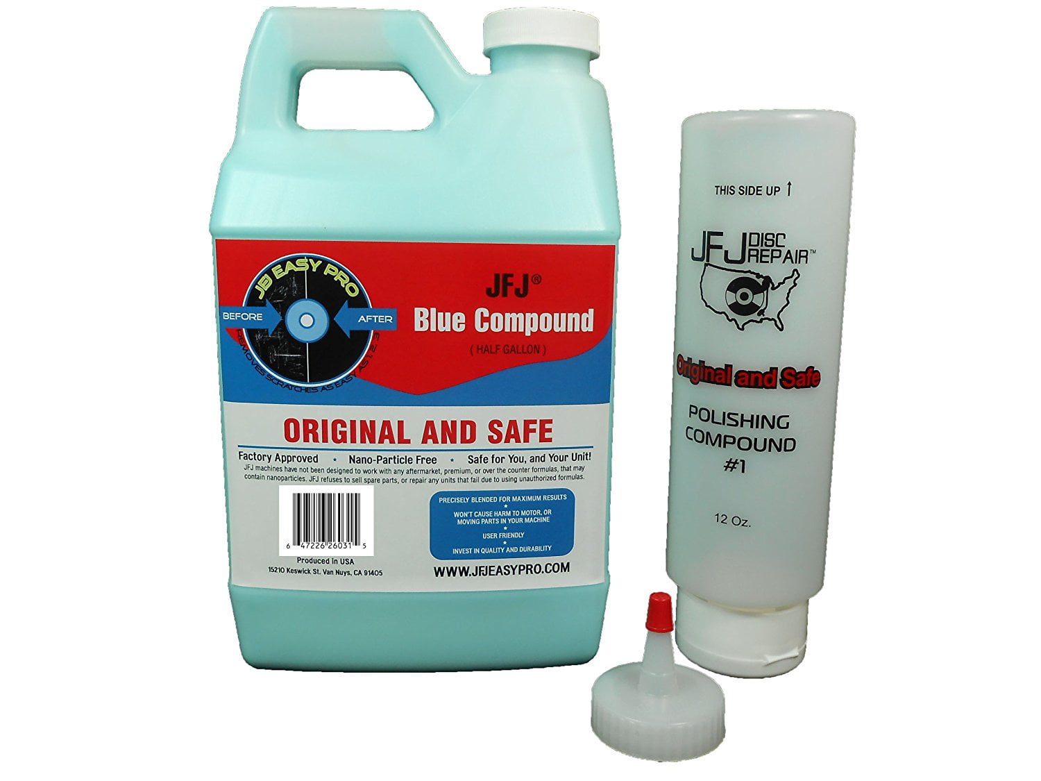 JFJ Disc Repair Polish Compound #1 Half Gallon - Walmart.com
