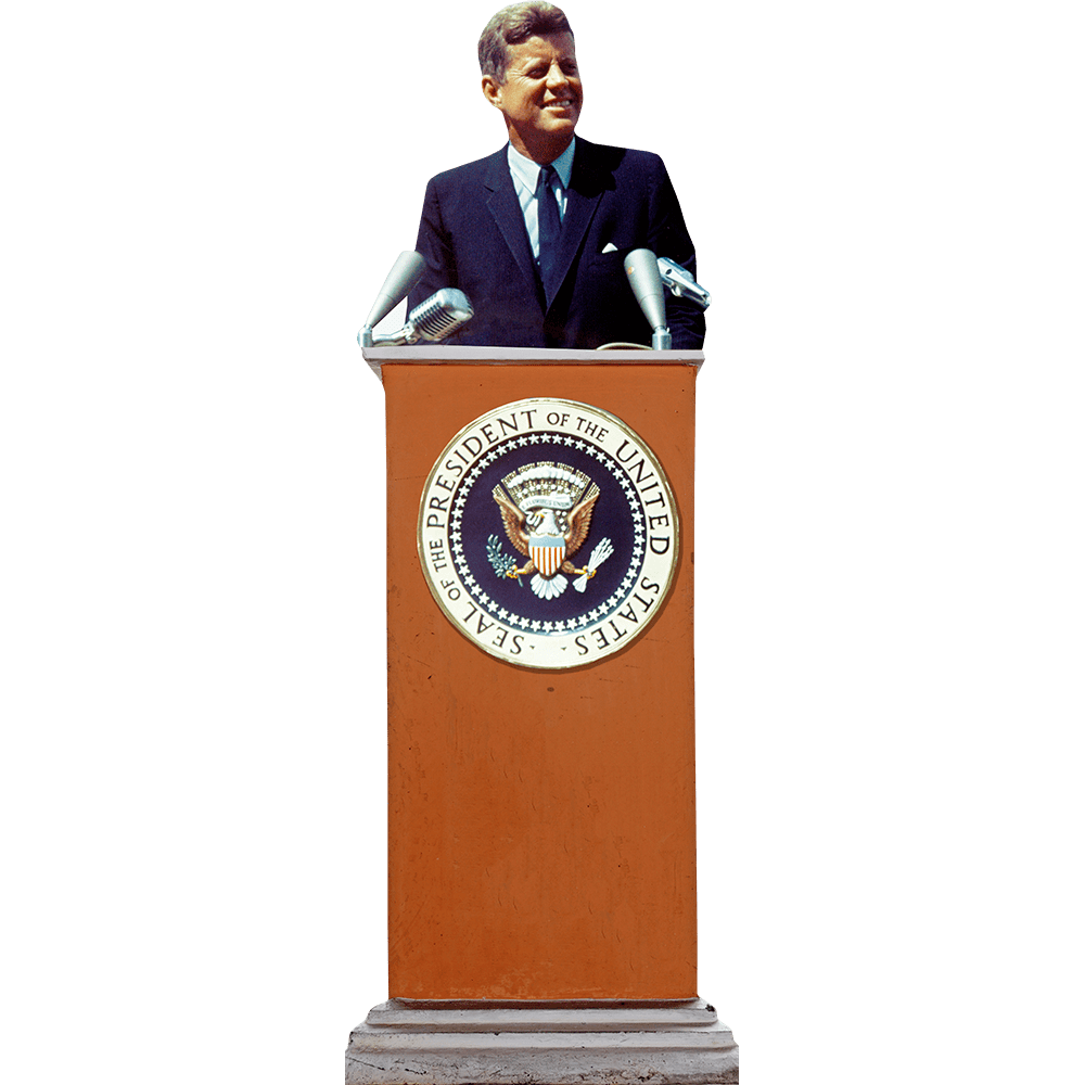 JFK (Colour) Mini Cardboard Cutout Standee - Walmart.com