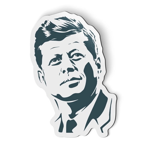 JFK John F Kennedy President - 5.5" Magnet for Car Locker Refrigerator ...
