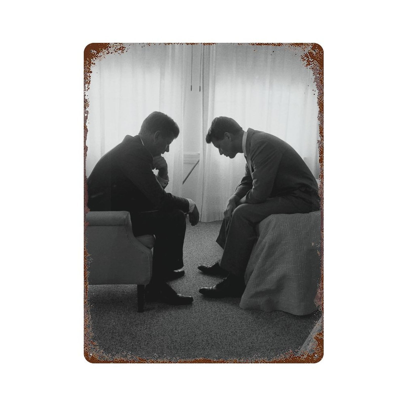JFK RFK Poster Tin Metal Decorative Wall Paintings - Vintage Artwork ...