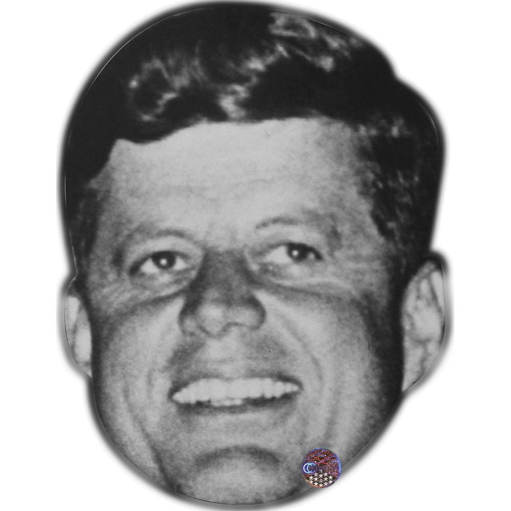 JFK (Smile) Flat Cardboard Face - Walmart.com