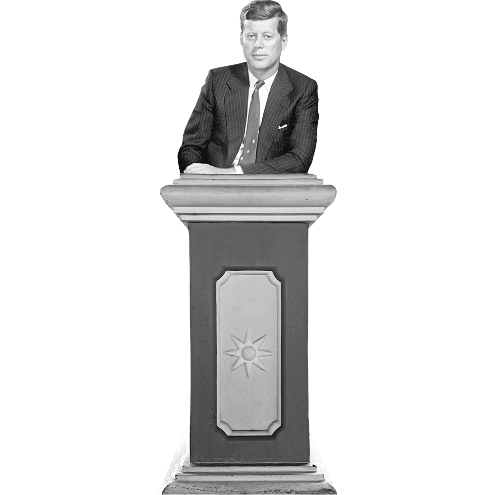 JFK (Speech) Mini Cardboard Cutout Standee - Walmart.com