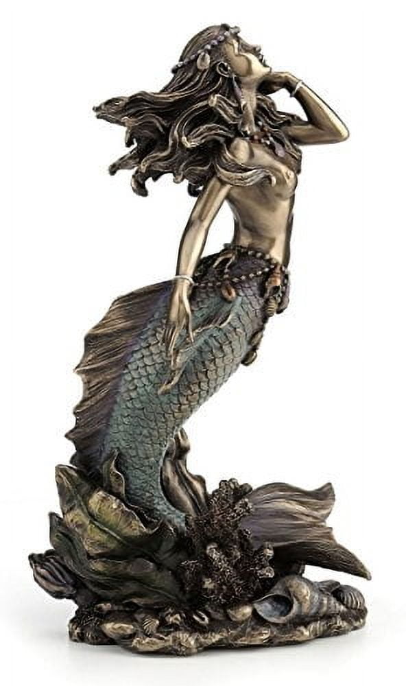 JFSM INC Beautiful Mermaid Rising from Sea Statue Sculpture - Walmart.com