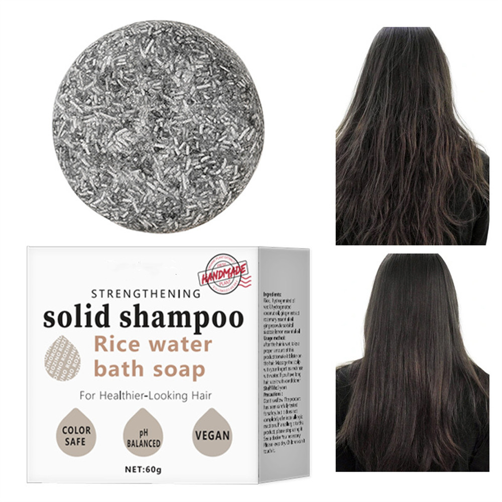 JFY 1/2/3pcs Pure Handmade Shampoo Soap Reduce Hair Loss Nourishing Hair Root Plant Extract ...