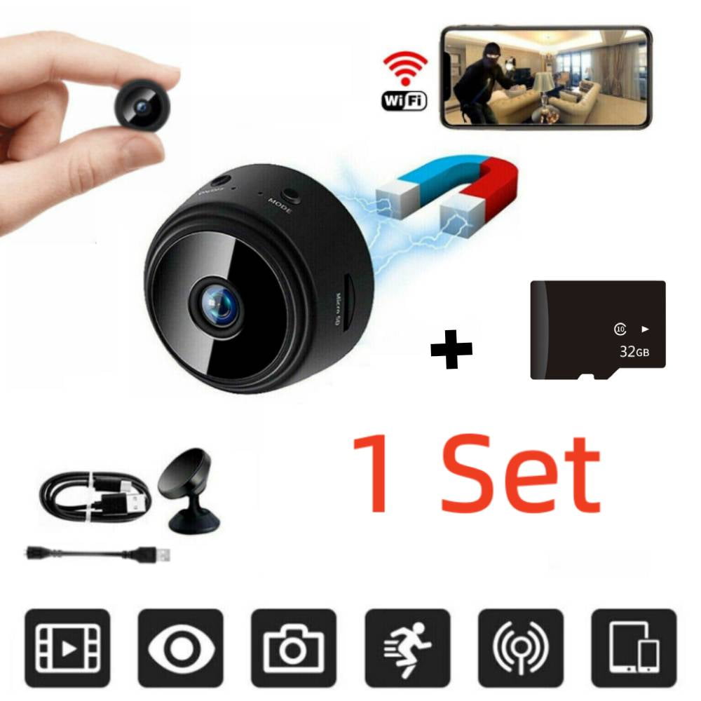 JFY Wireless 1080p Wi-Fi Night Vision Motion Sensor Mini Camera ...