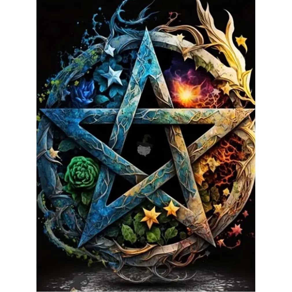 JFYHAB Pentagram DiamondTRDN Painting Kits for Adults,Star Diamond Art ...