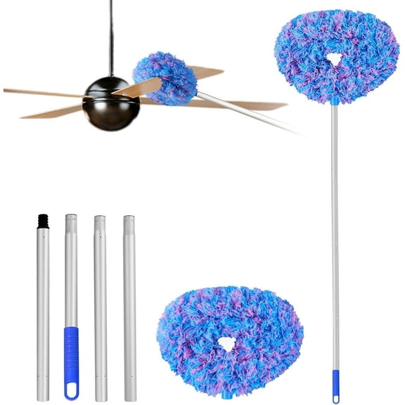 Ceiling Fan Cleaner Duster Reusable Microfiber Ceiling Fan Blade ...