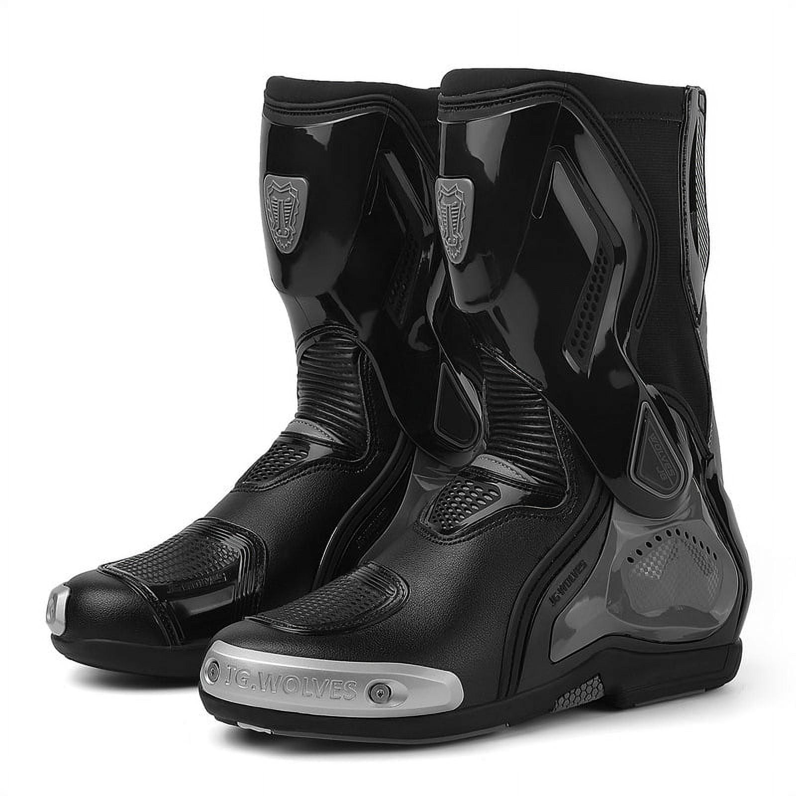 JG WOLVES professional men's and women's motorcycle riding boots road ...