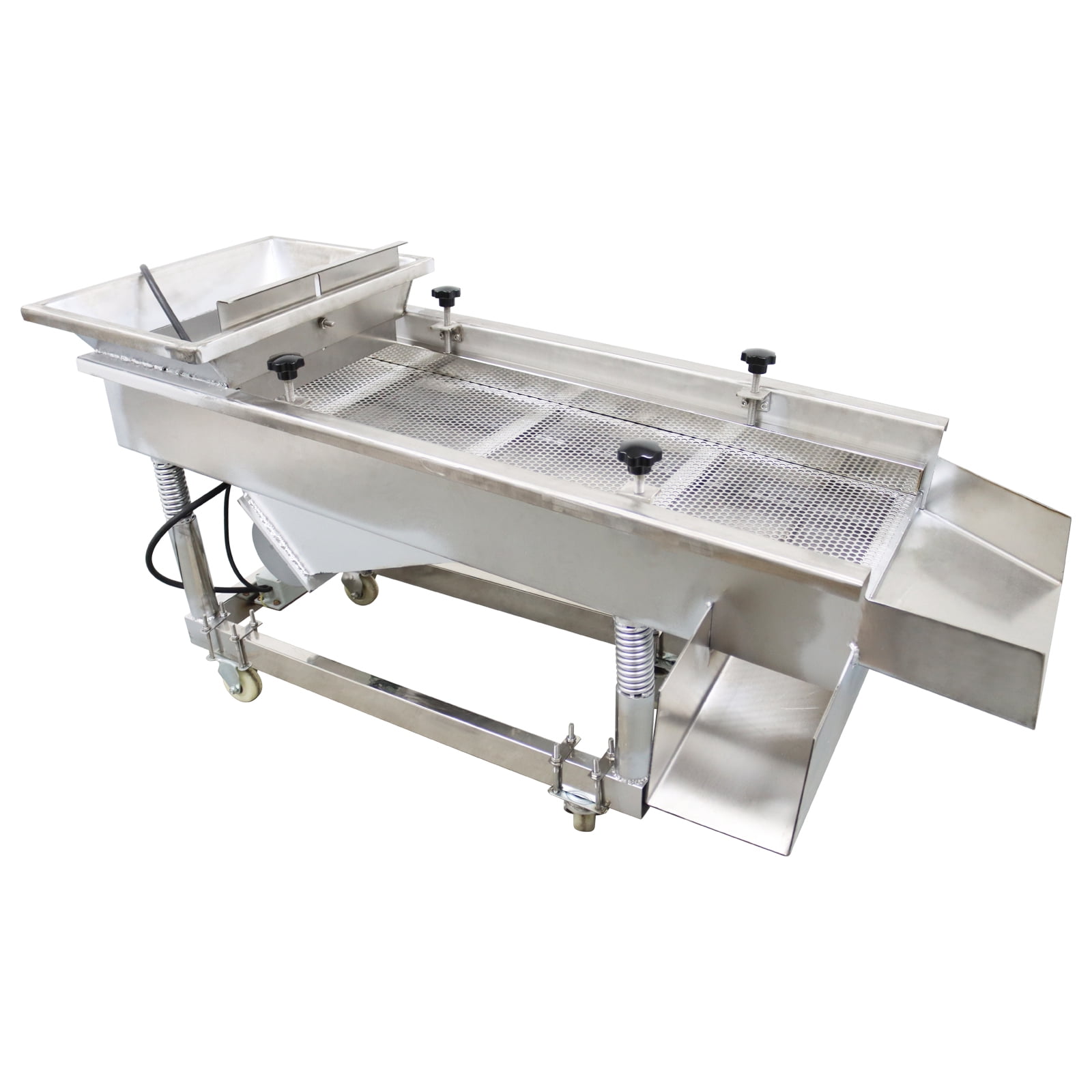 JG50-150 Full Stainless Steel Linear Vibrating Screen Rectilinear ...