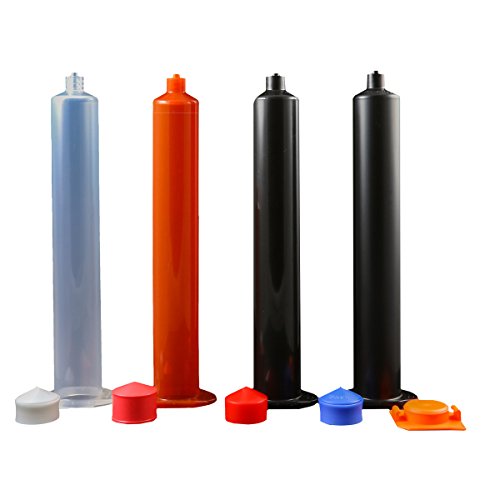 JG50A-15-UVA 50 cc Air Syringe & Stopper Kit UV Amber Barrel White PE ...