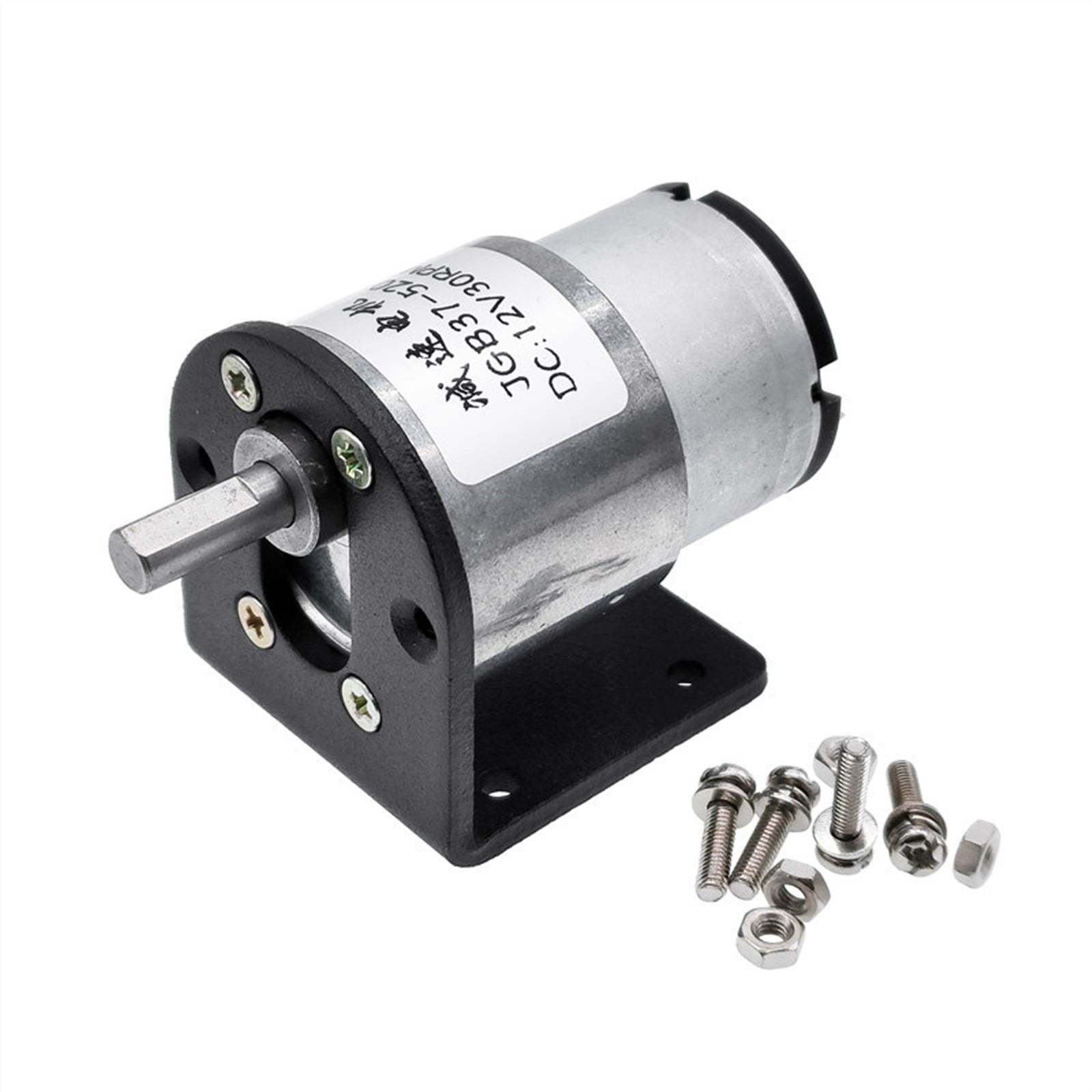 JGB37-520 12V 24V High Torque Gear Box Electric Motor New Gearmotor 5 ...