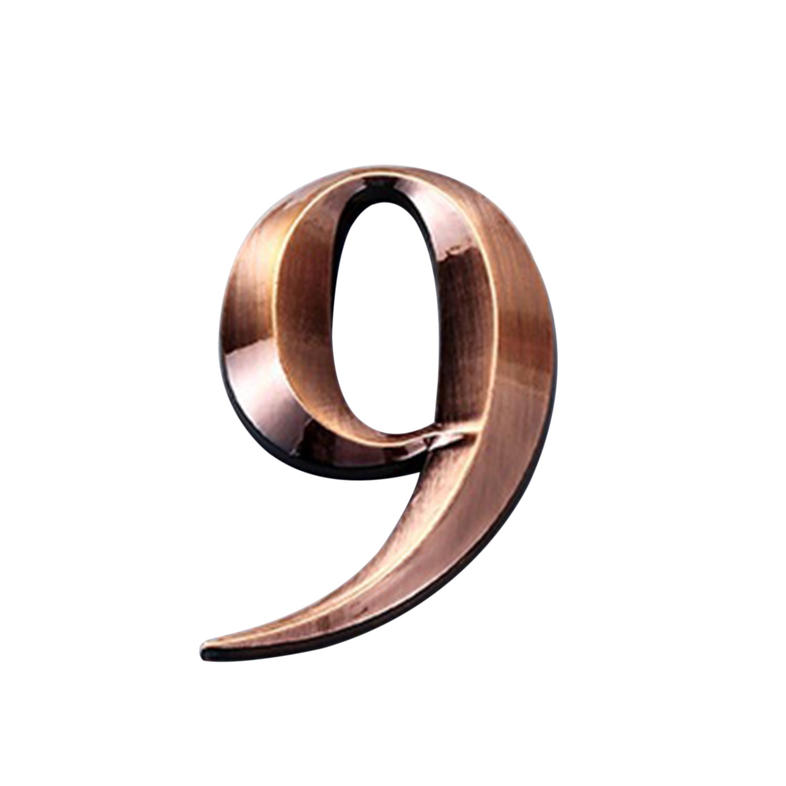 JGF844 Black Modern House Numbers Mailbox Numbers 0-9 Self-Adhesive ...