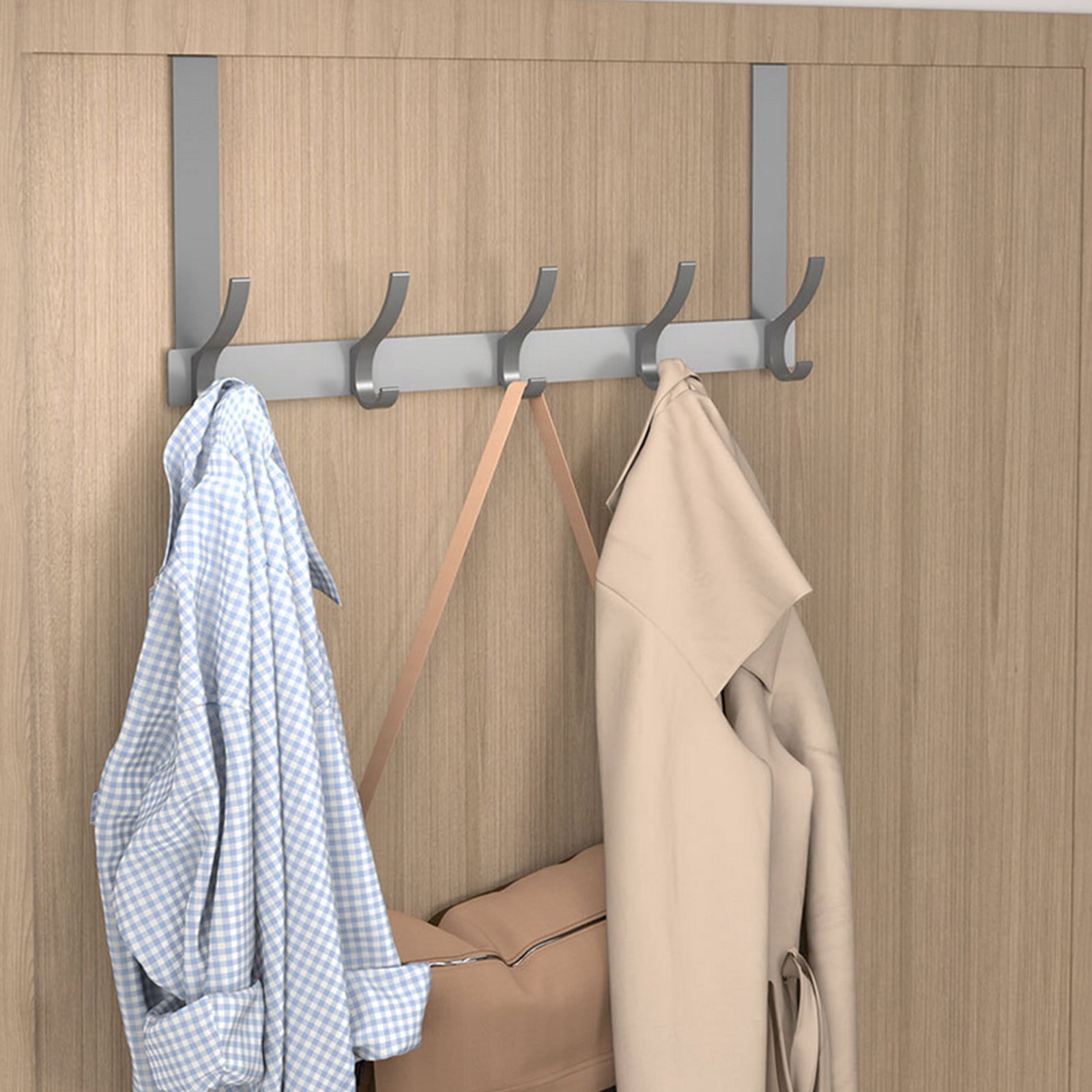 JGF844 Behind The Door Hooks Space Aluminum No Punch Bathroom Hooks ...