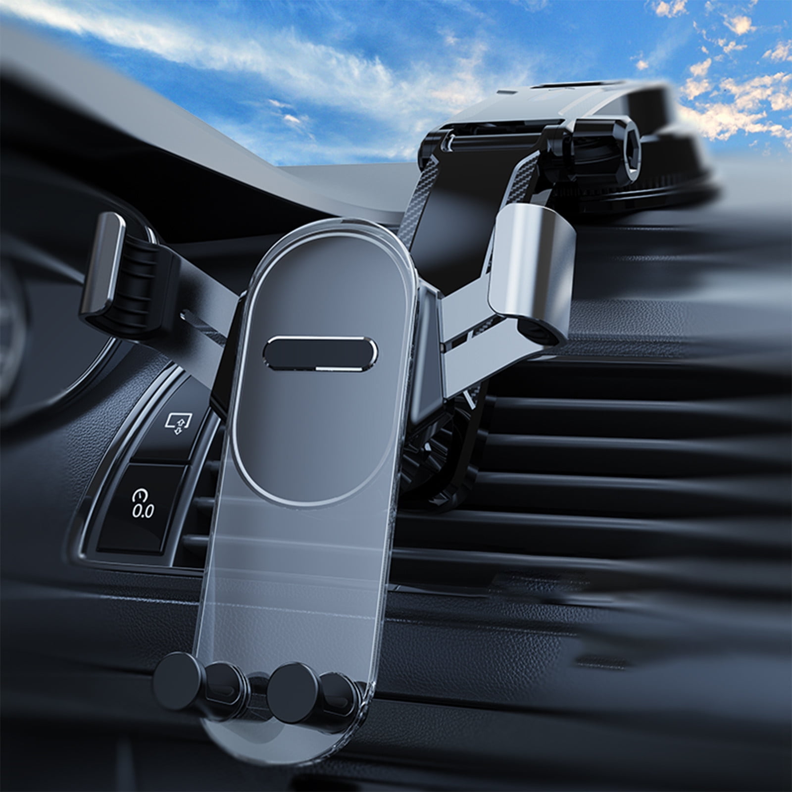 JGF844 Car Mobile Phone Hold Transparent Car Navigation Mobile Phone ...