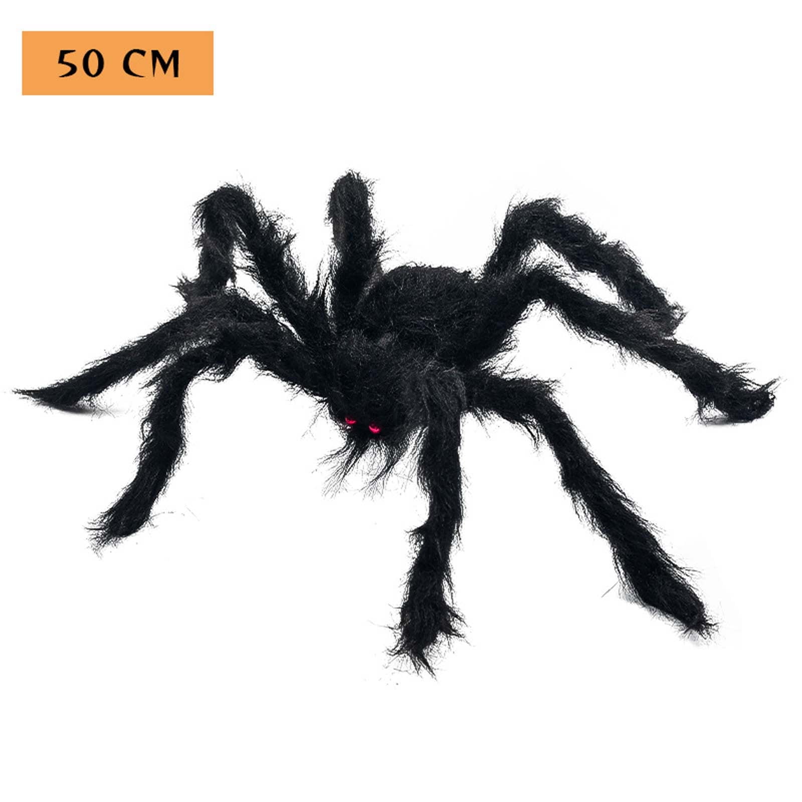 JGF844 Clearance Halloween Simulation Big Spider Decorations Stuffed ...