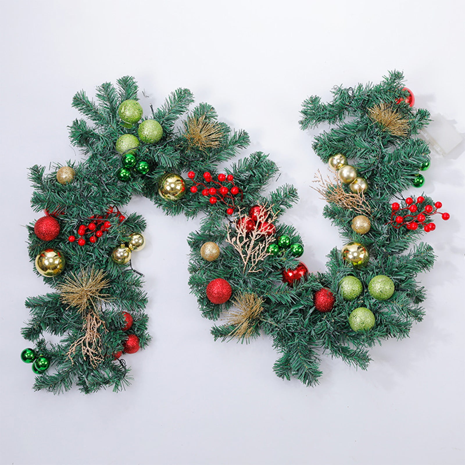 JGF844 Door Hanging Decorations Christmas Rattan With Lightiving Room ...