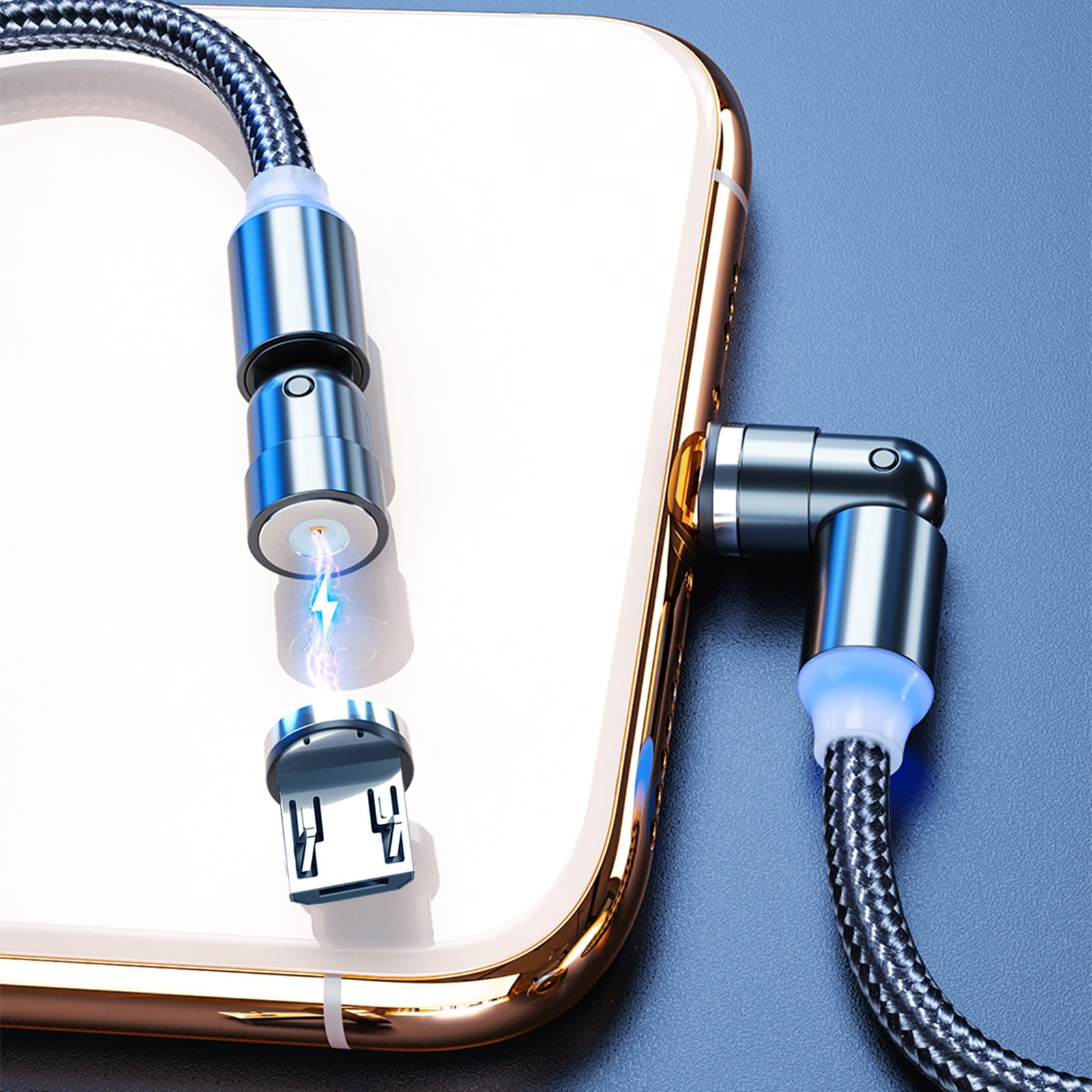 JGF844 Magnetic Data Cable USB Adapter Type C Connector Support USB ...