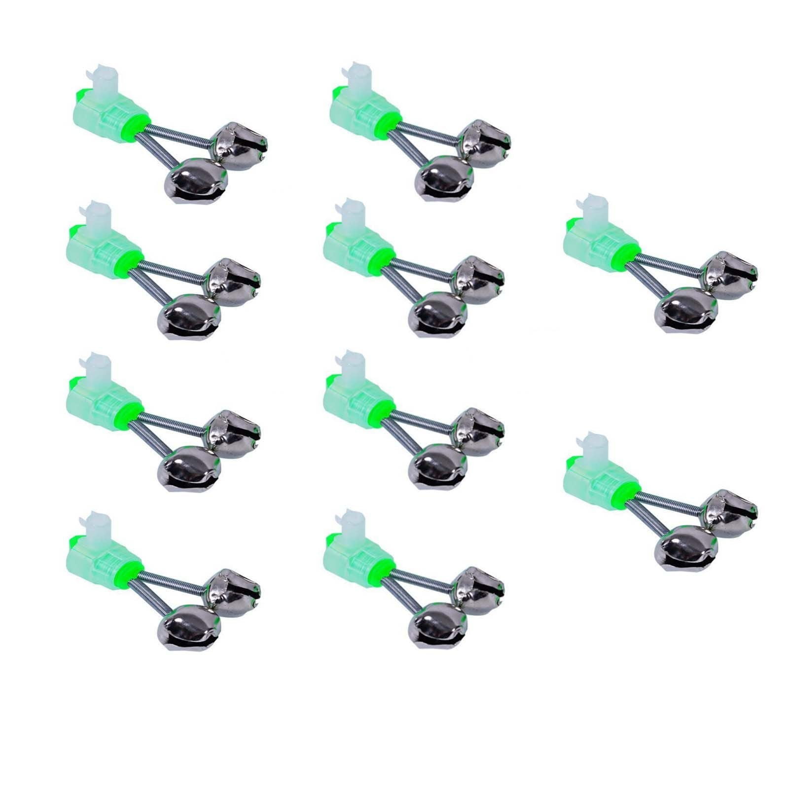 JGF844 Shakven 10 Fishing Bells Clips Fishing Bells For Rods Fishing ...