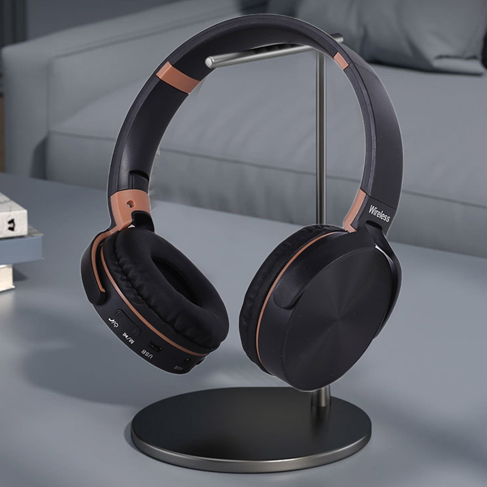 JGF844 Wireless Headphones Bluetooth Earphone HIFI Stereo Headset Mode ...