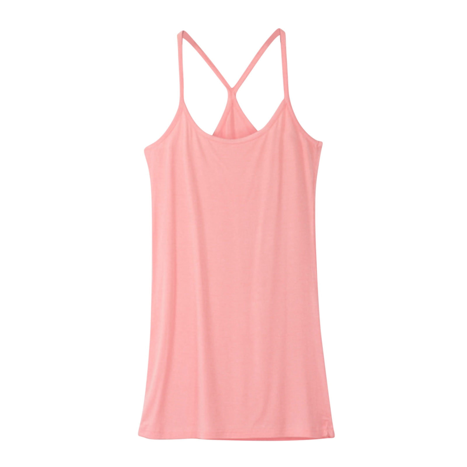 JGGSPWM Women's Camisole Tank Top Criss Cross Back Tanks Vest Spaghetti ...