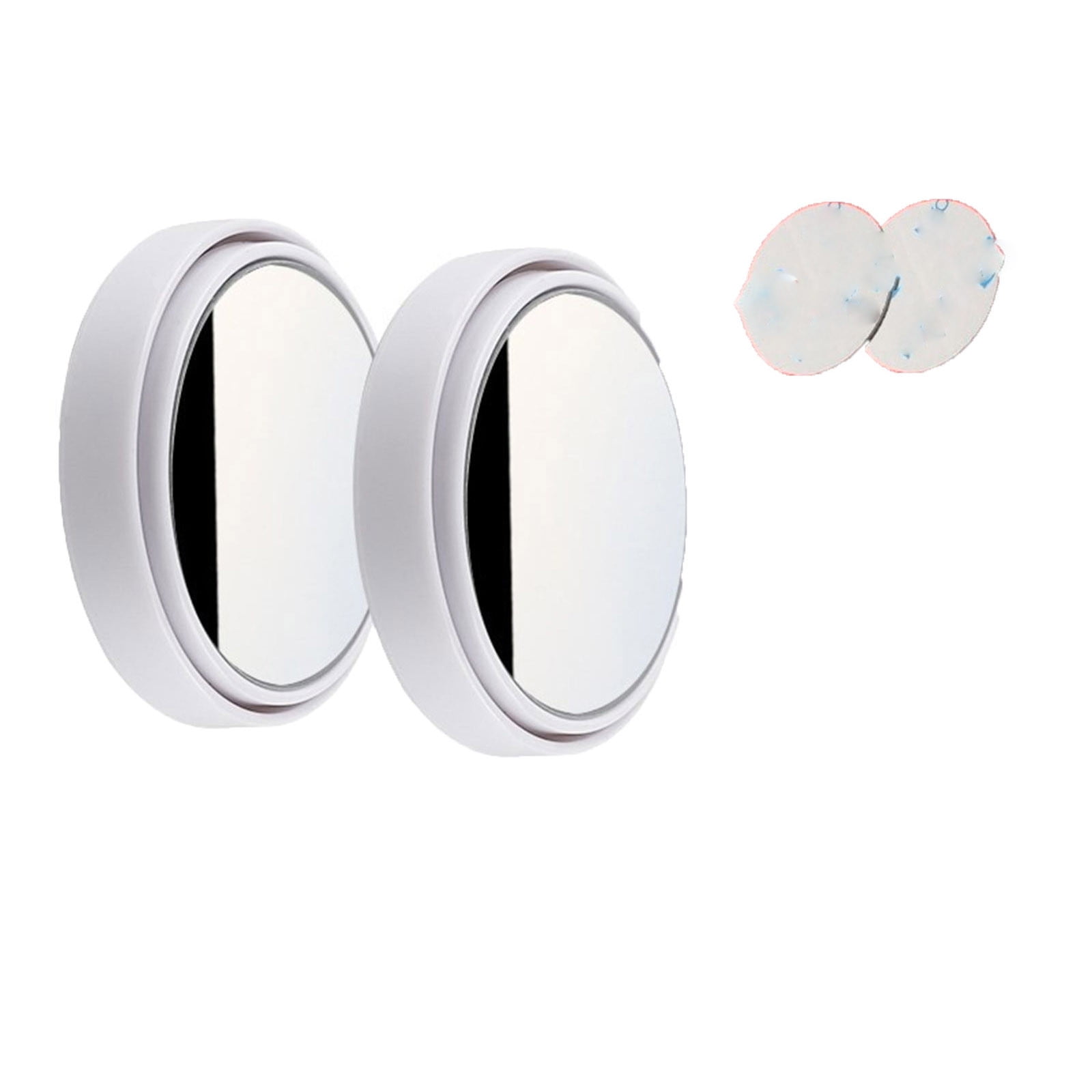 JGJJUGN Adjustable 360 Degree Blind Spot Mirror with HD Glass Lens for ...