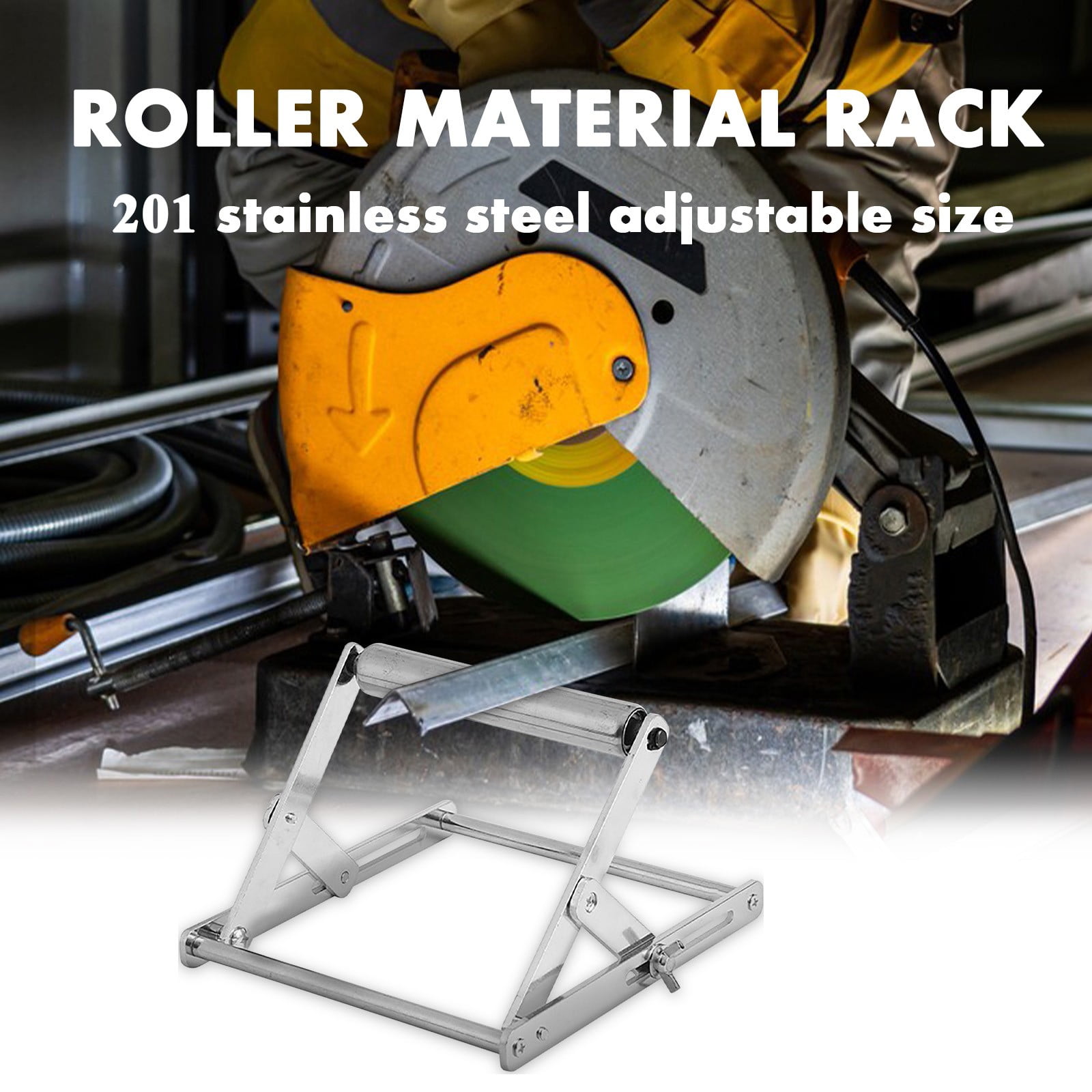 JGJJUGN Adjustable Stainless Steel Cutting Machine Support Stand with ...