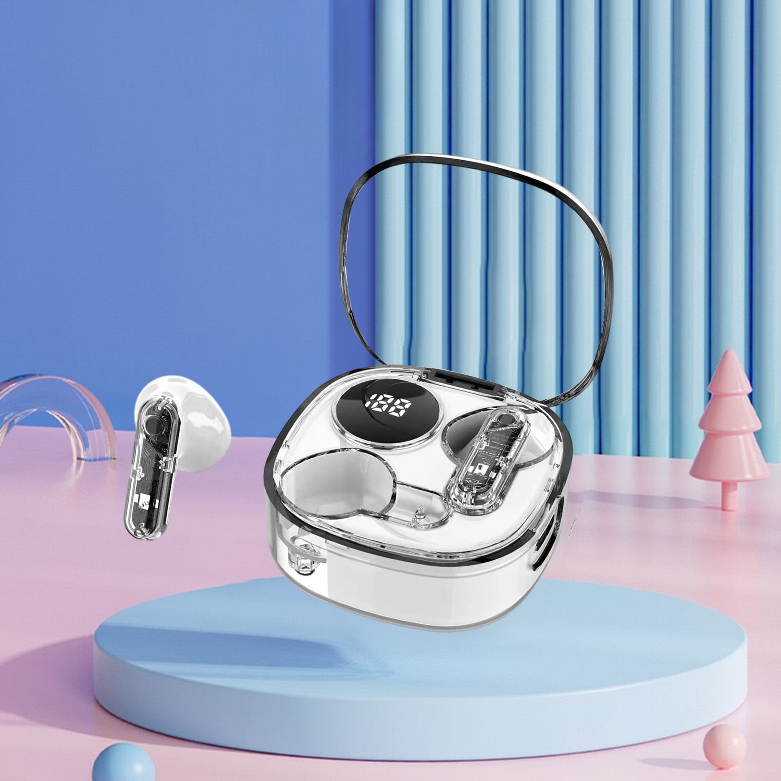 JGJJUGN Bluetooth Earphones Wireless Headphones Noise Canceling Gaming ...