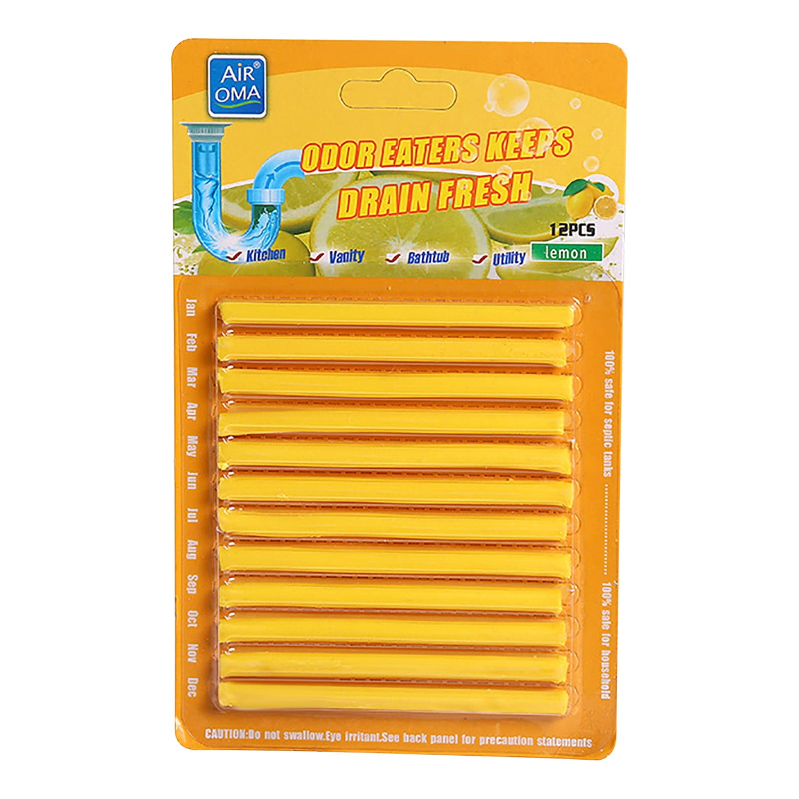 JGJJUGN Eco-Friendly Drain Cleaning Sticks for Effective Sink and ...