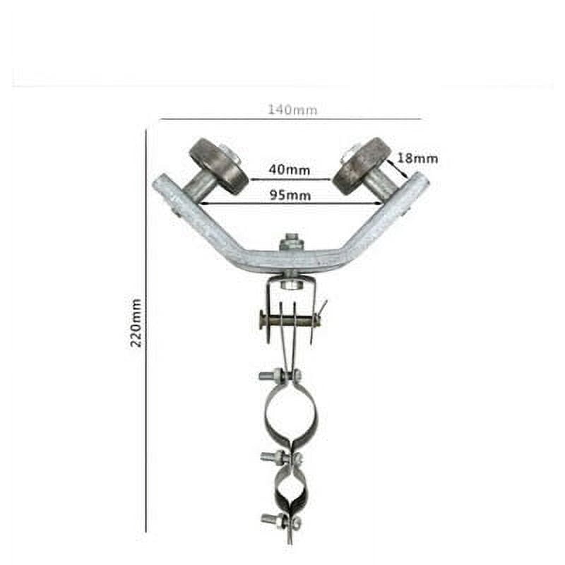 JGJJUGN Heavy-Duty Leg Pulley Hoist – Round & Flat Cable Pulley System ...
