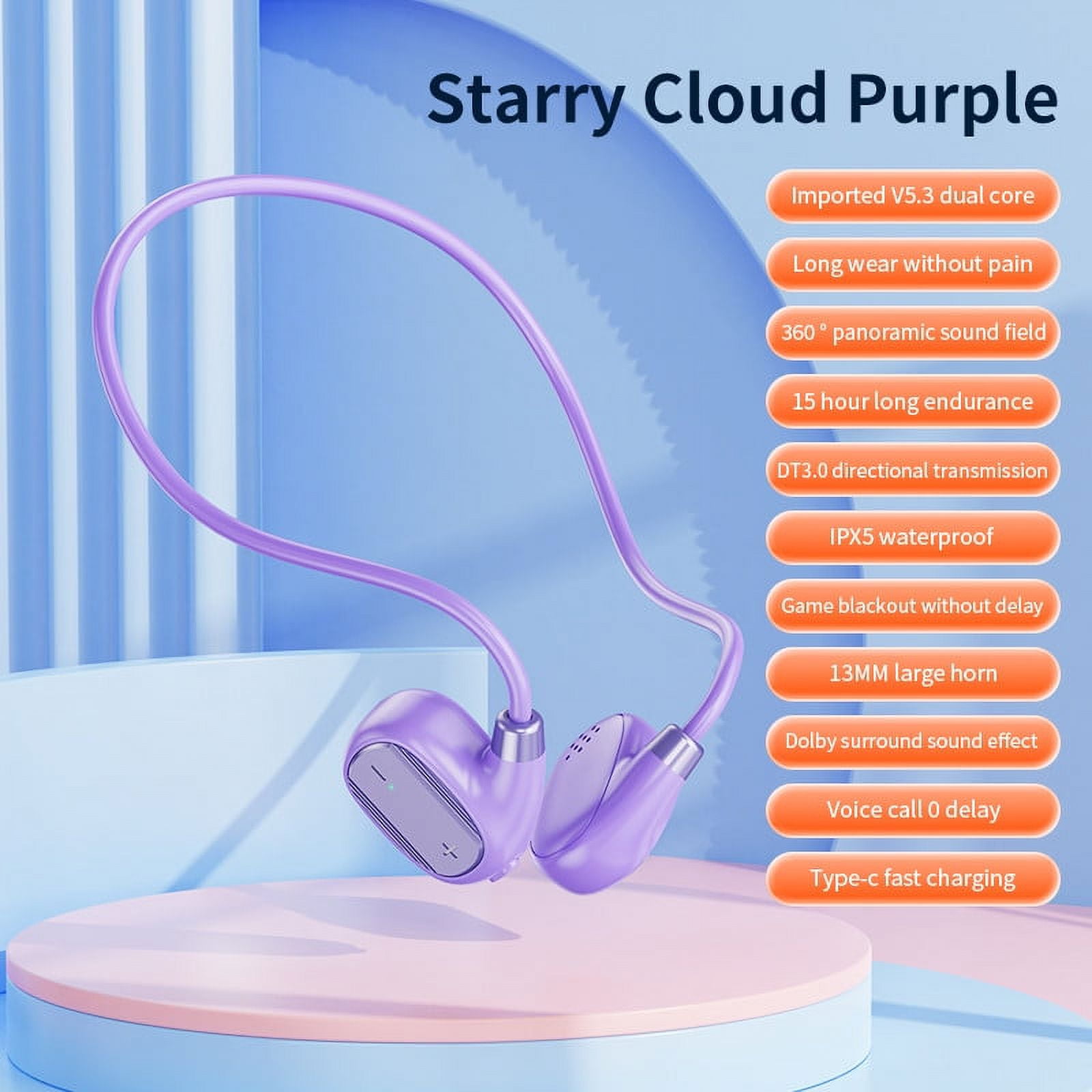 JGJJUGN Introducing New Conduction Earphones: Open-Ear Design with Ear ... JGJJUGN Introducing New Conduction Earphones: Open-Ear Design with Ear ...