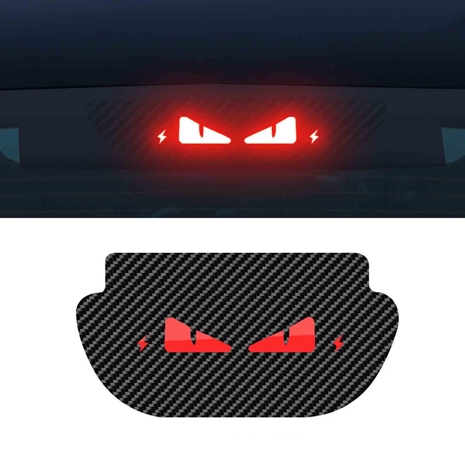 JGJJUGN LED High Mounted Brake Light Projection Decal for Tesla Model 3 ...