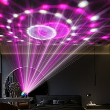 Lightahead LED 6W Rotating Bulb Light with Dual Head Magic Stage Disco ...