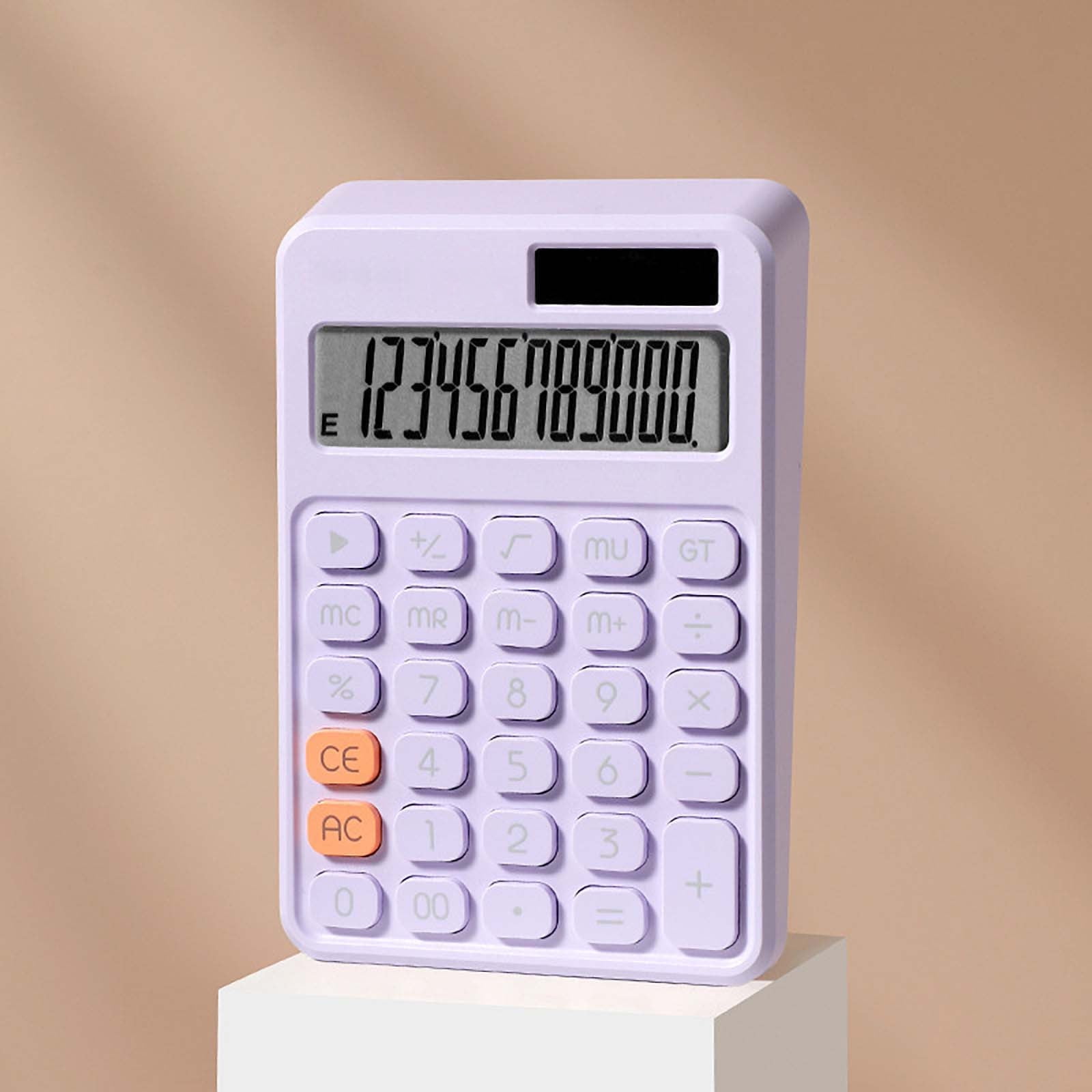 JGJJUGN Large 12-Bit Solar Calculator - High Color Display, Mechanical ...